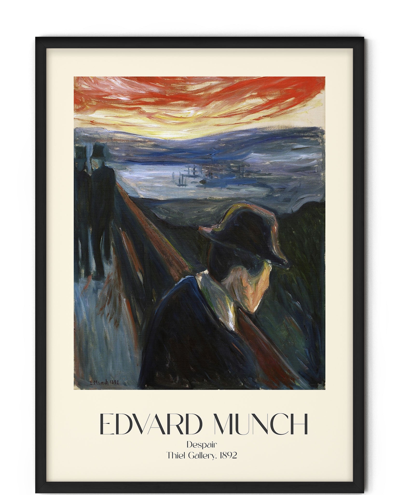 Edvard Munch - Despair, 1892 – Posterade